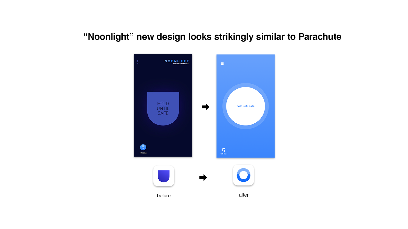 “Noonlight” Switches To New Design That Is Strikingly Similar To ...